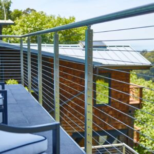 Cable Railing for Double Balconies - Viewrail