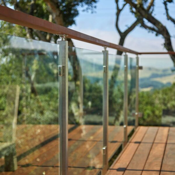 Glass Railing for a Scenic Deck - Viewrail