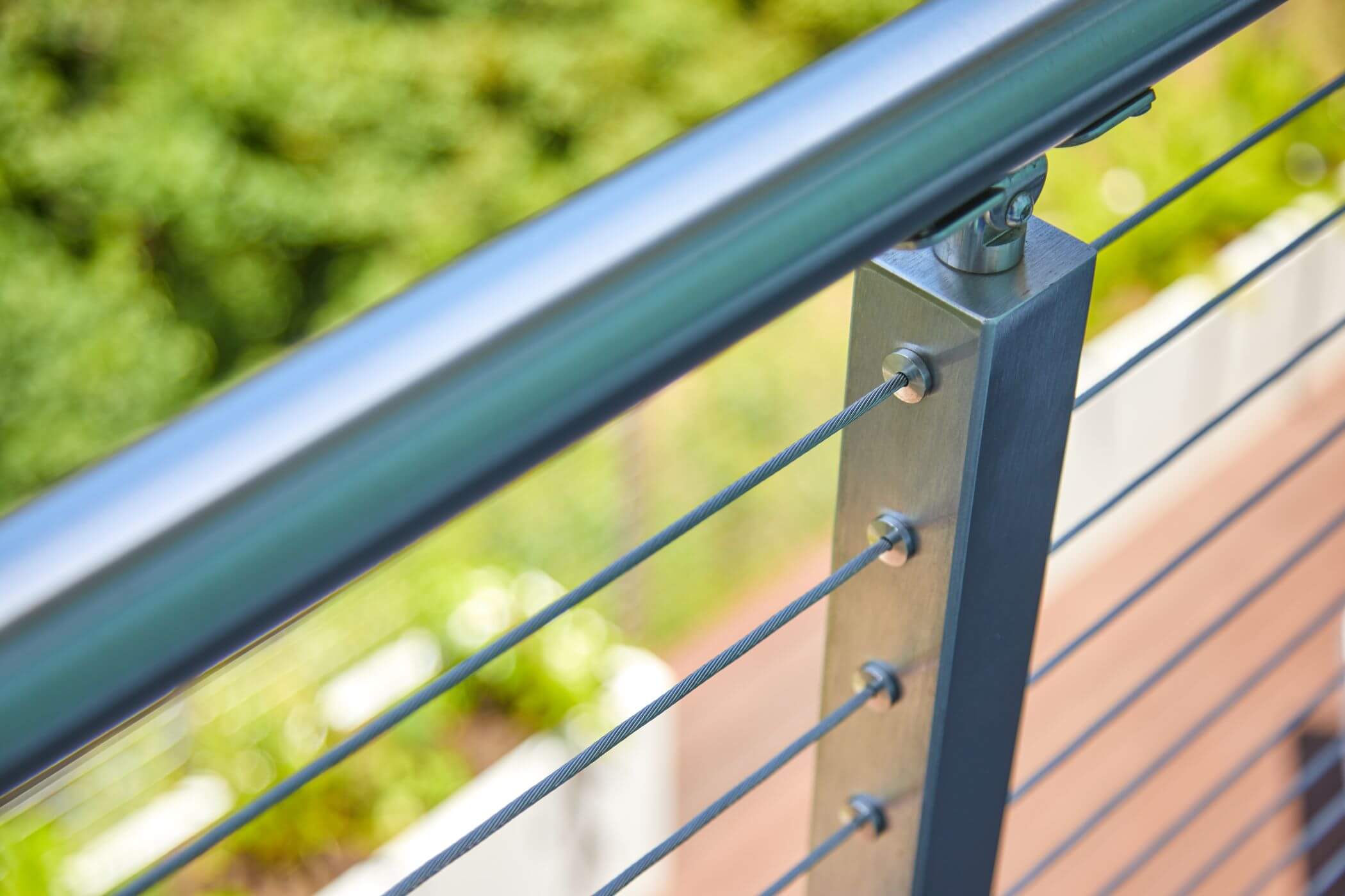 Cable Railing for Double Balconies - Viewrail