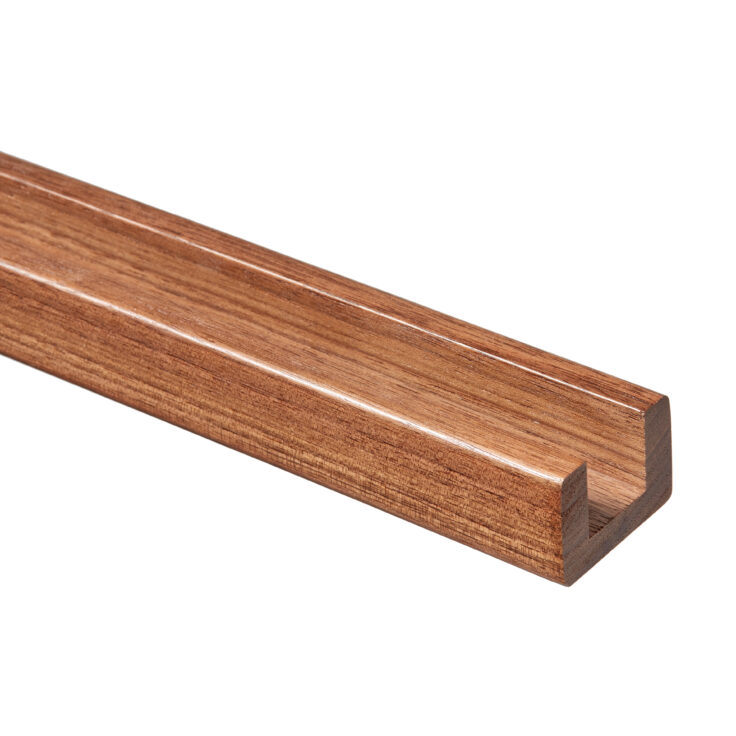 6008 Square Wood Cap Rail - Viewrail