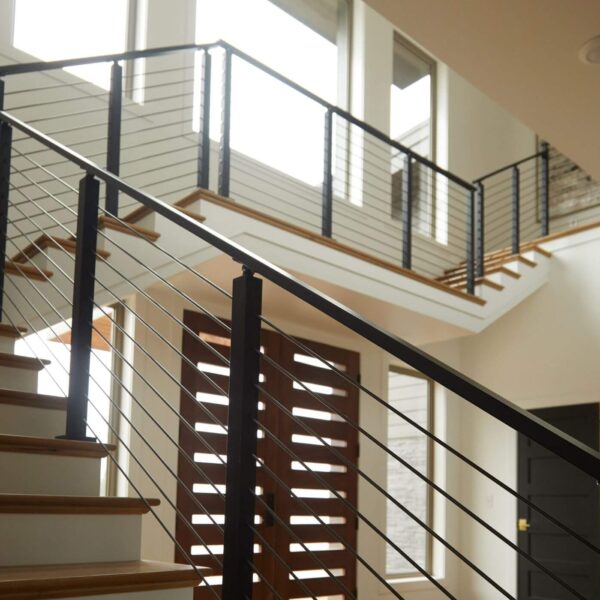 Onyx Black Horizontal Railing - Viewrail