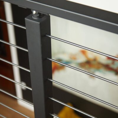 Onyx Black Horizontal Railing - Viewrail