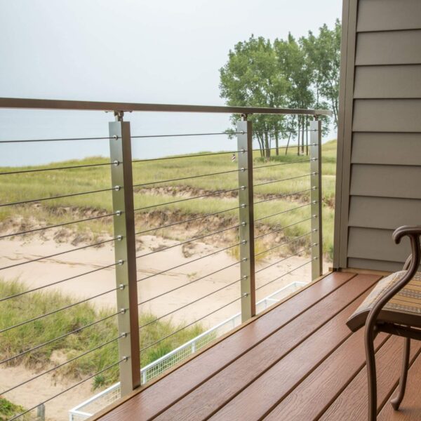 Waterfront Stainless Steel Cable Railing - Viewrail