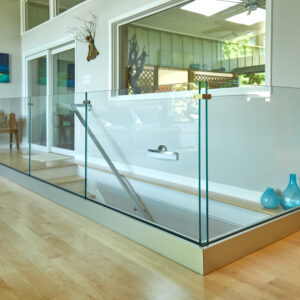 Glass Railing for an Open Concept Home - Viewrail