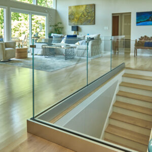 Glass Railing for an Open Concept Home - Viewrail