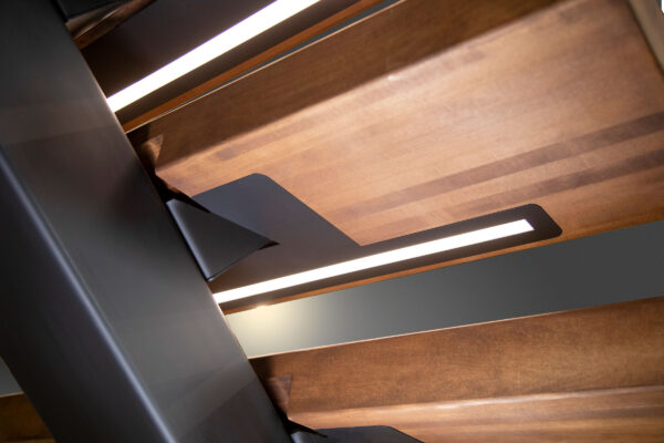 Floating stairs | Mono Stringers, Open Riser Stairs, & Floating Stair ...