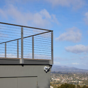 Side Mounted, Silver Cable Railing - Viewrail