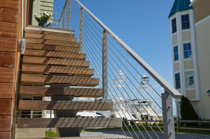 Strong, Modern Cable Railing with Upgraded Infill | Viewrail