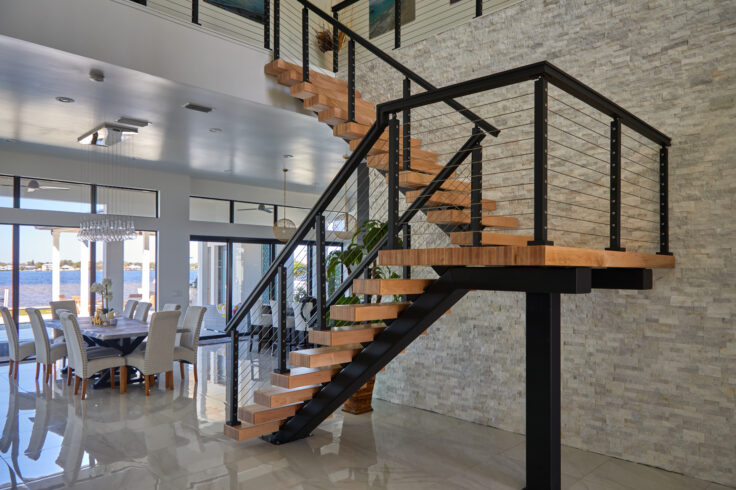 Steel Floating Stairs | Prefabricated DIY Metal Stairs | Viewrail