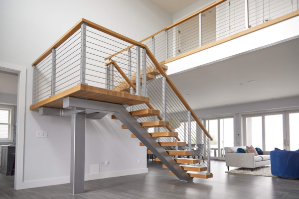 Steel Floating Stairs | Prefabricated DIY Metal Stairs | Viewrail