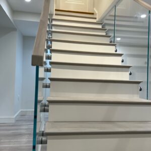 Glass Railing with Standoff Pins - Viewrail