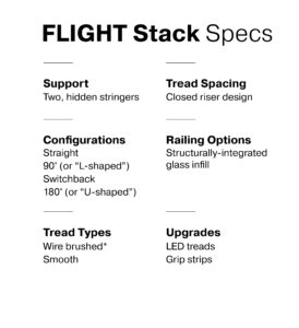 FLIGHT Stack - Modern Floating Stairs