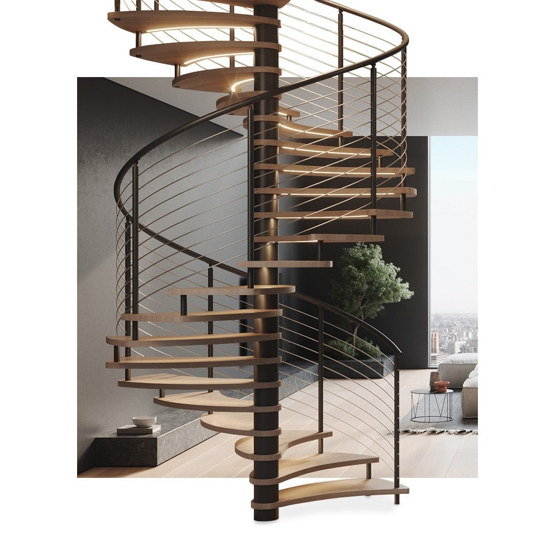 Spiral Staircases: Turn Heads With Flight Spiral Stars - Viewrail