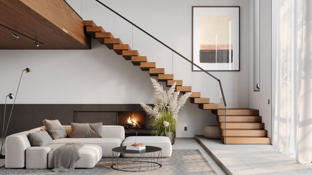 Modern Stair Railing Designs & Floating Stairs | Viewrail