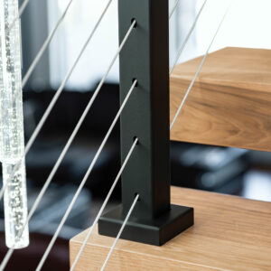 Bright, Natural FLIGHT Mono with Express Cable Railing - Viewrail