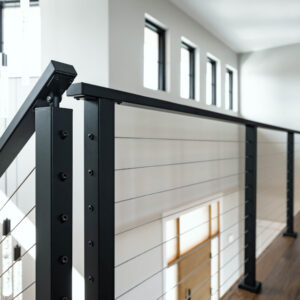 Bright, Natural FLIGHT Mono with Express Cable Railing - Viewrail