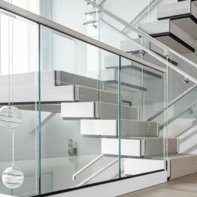 Glass Railing for an Open Concept Home - Viewrail