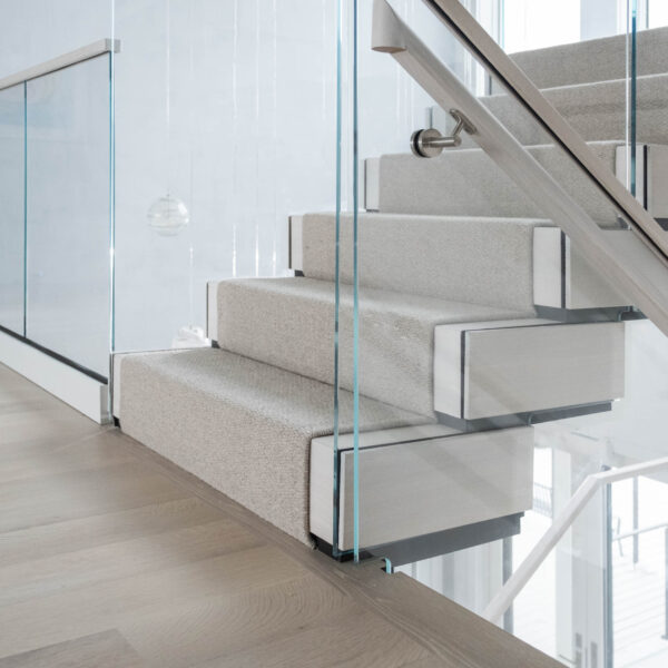 Ultra Modern FLIGHT Stack System with Glass Railing - Viewrail