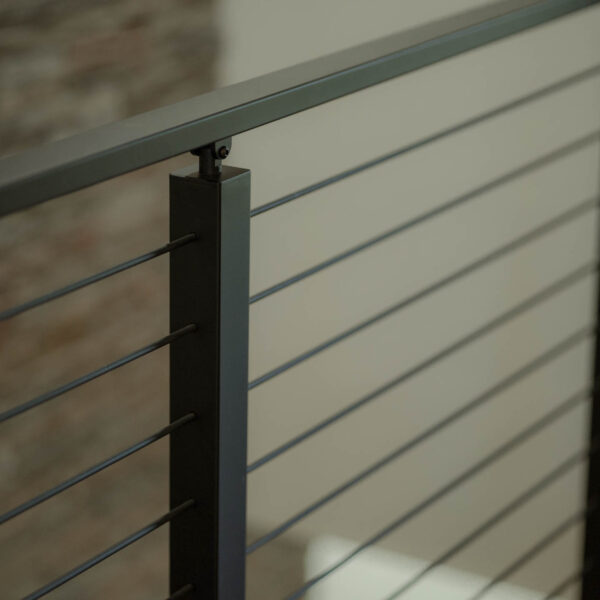 Before/After FLIGHT Mono system with Rod Railing - Viewrail