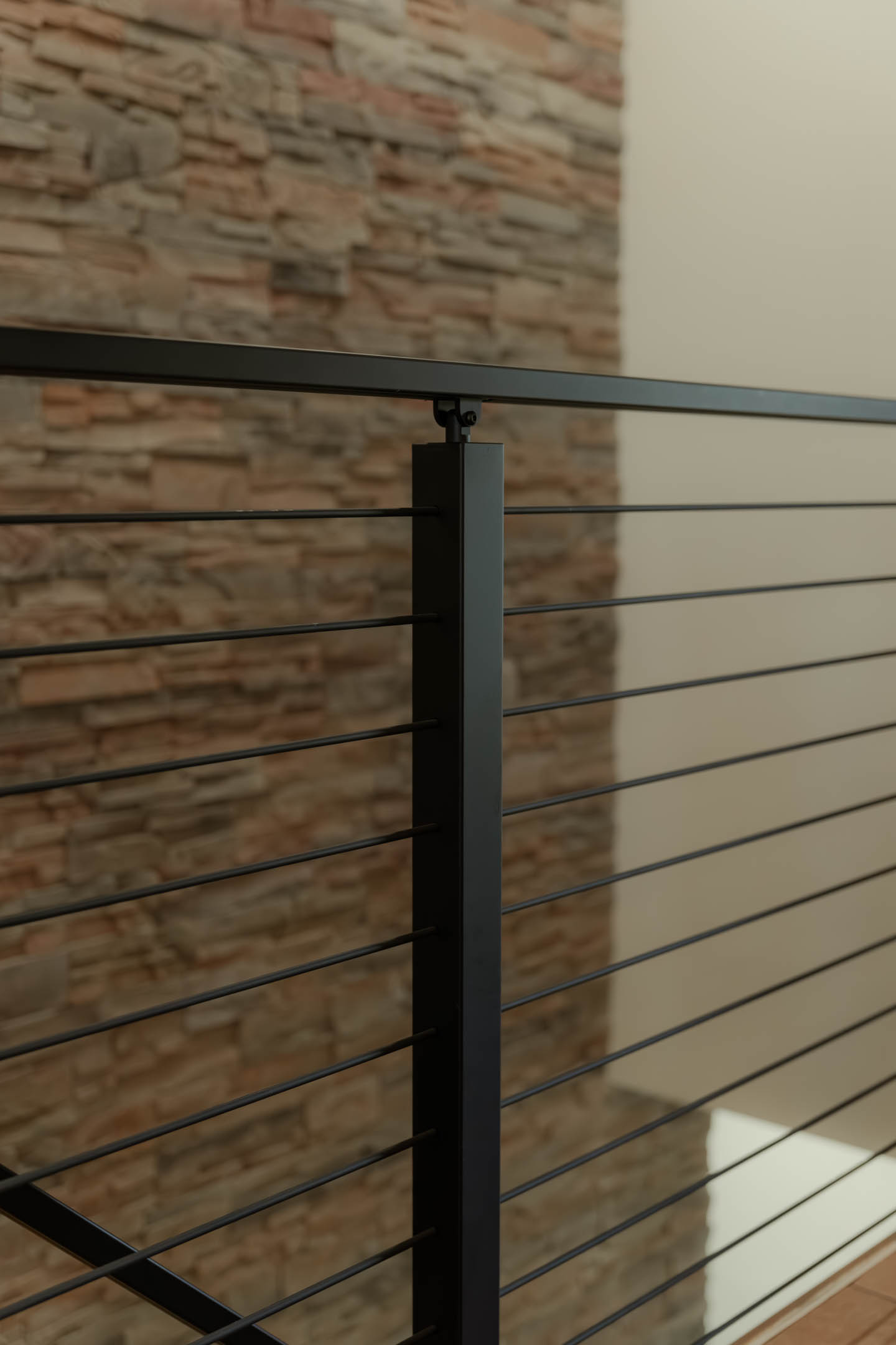 Before/After FLIGHT Mono system with Rod Railing - Viewrail