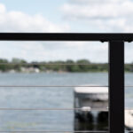 Deck Cable Railing on a Small Lake - Viewrail