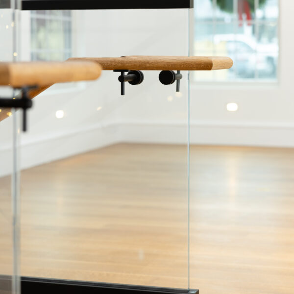 Sleek Commercial Glass Railing with Continuous Handrail | Viewrail