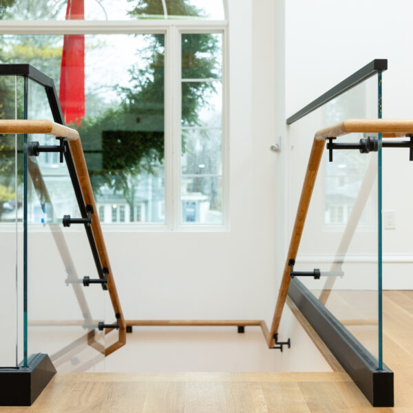 Sleek Commercial Glass Railing with Continuous Handrail | Viewrail