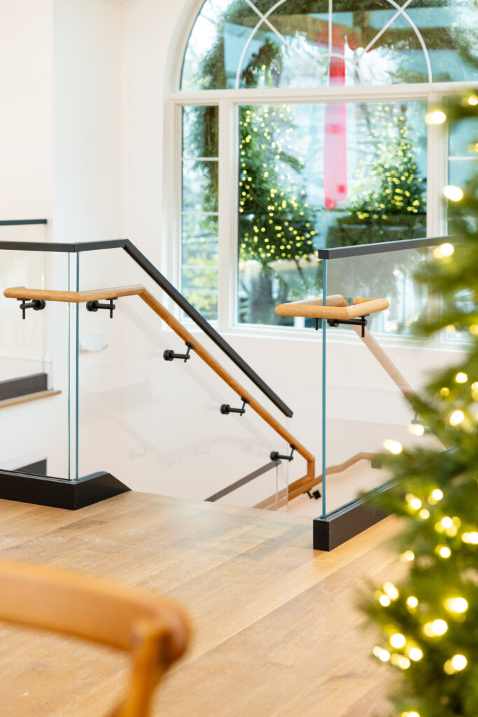 Sleek Commercial Glass Railing with Continuous Handrail | Viewrail