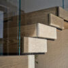 Luxurious and Natural FLIGHT Stack with Glass Railing | Viewrail